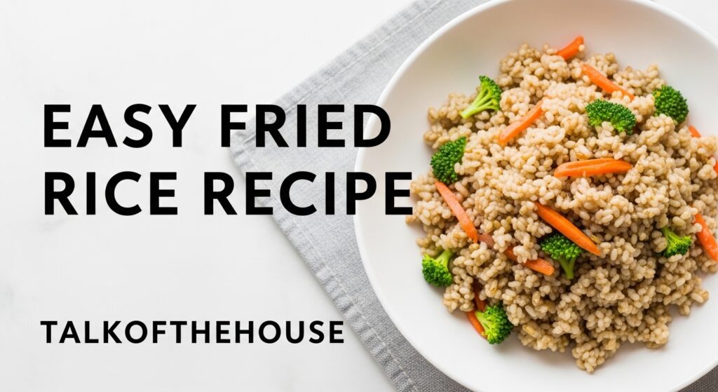 Easy Fried Rice Recipe (2026): Restaurant-Quality at Home